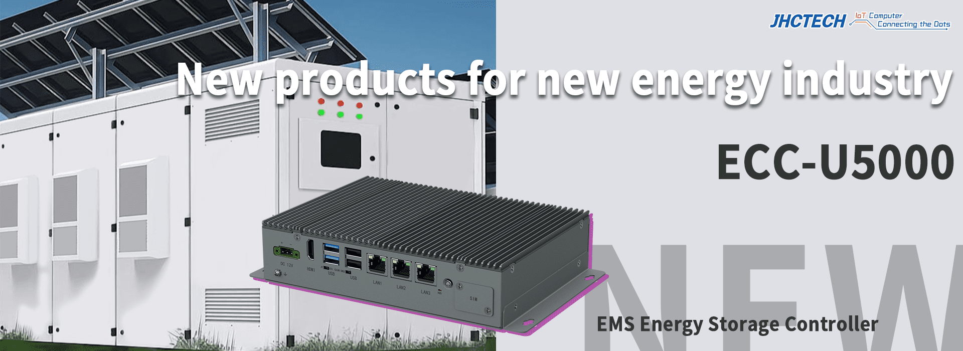 JHCTECH first Energy Controller--EMS Energy Storage Controller ECC-U5000