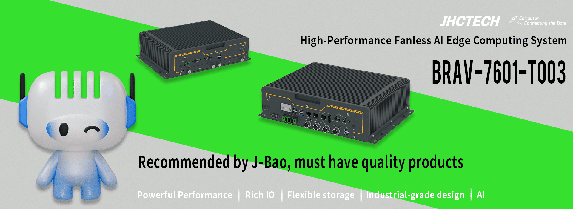 All-New Upgrade: BRAV-7601-T003 High-Performance Fanless AI Edge Computing System Empowering the ...