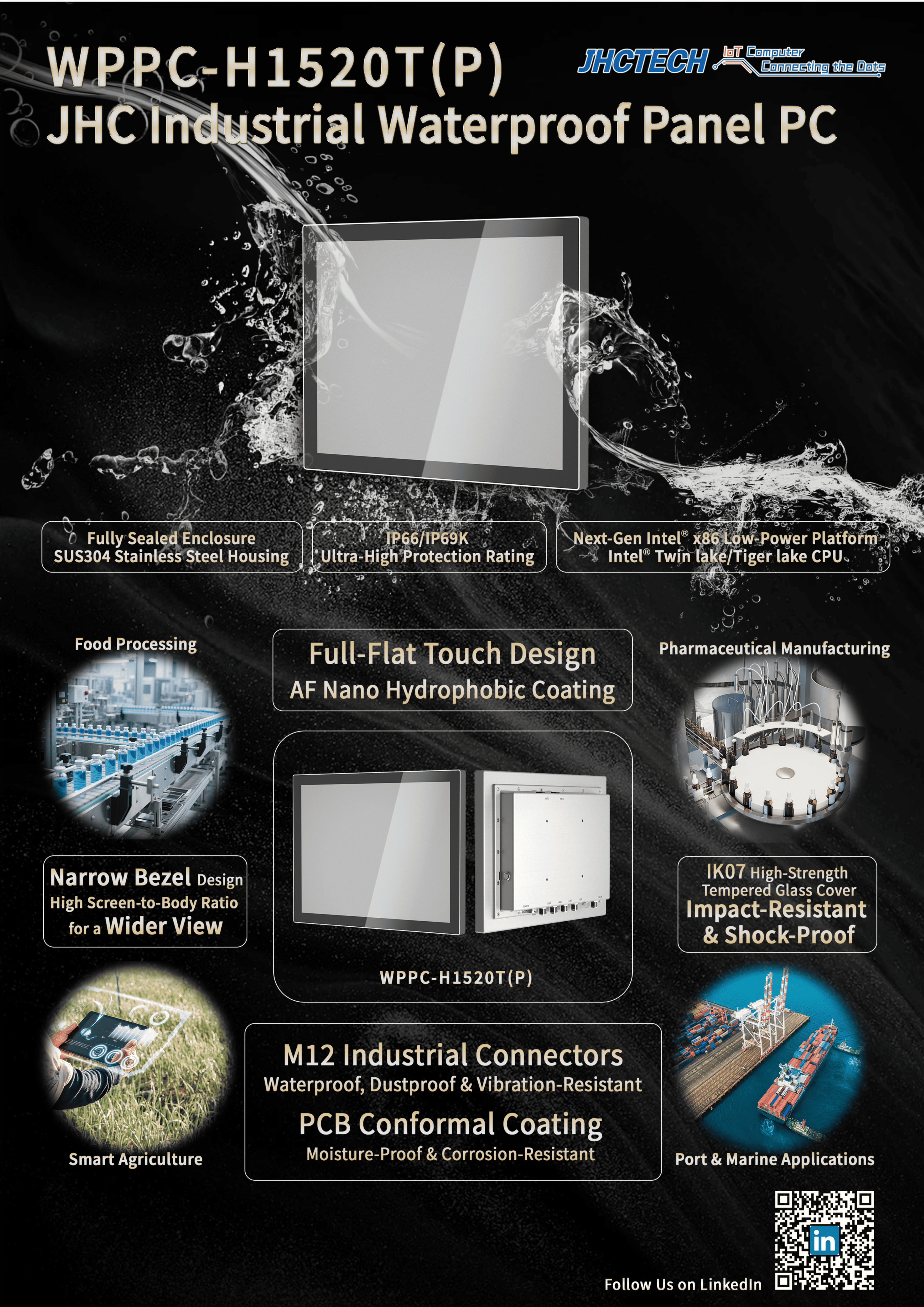 One picture to quickly introduce JHCTECH's new industrial waterproof ...